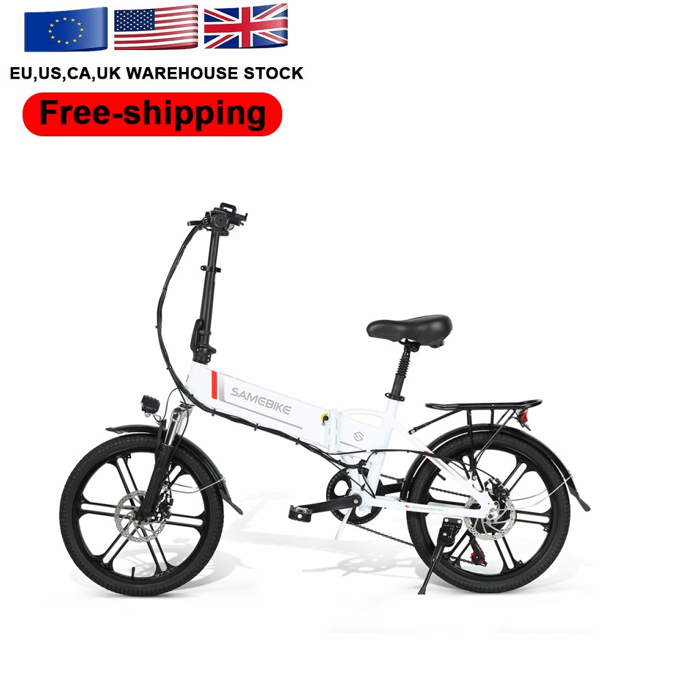 fat tire e bike 350w 48v battery set alloy folding cycle long range ...